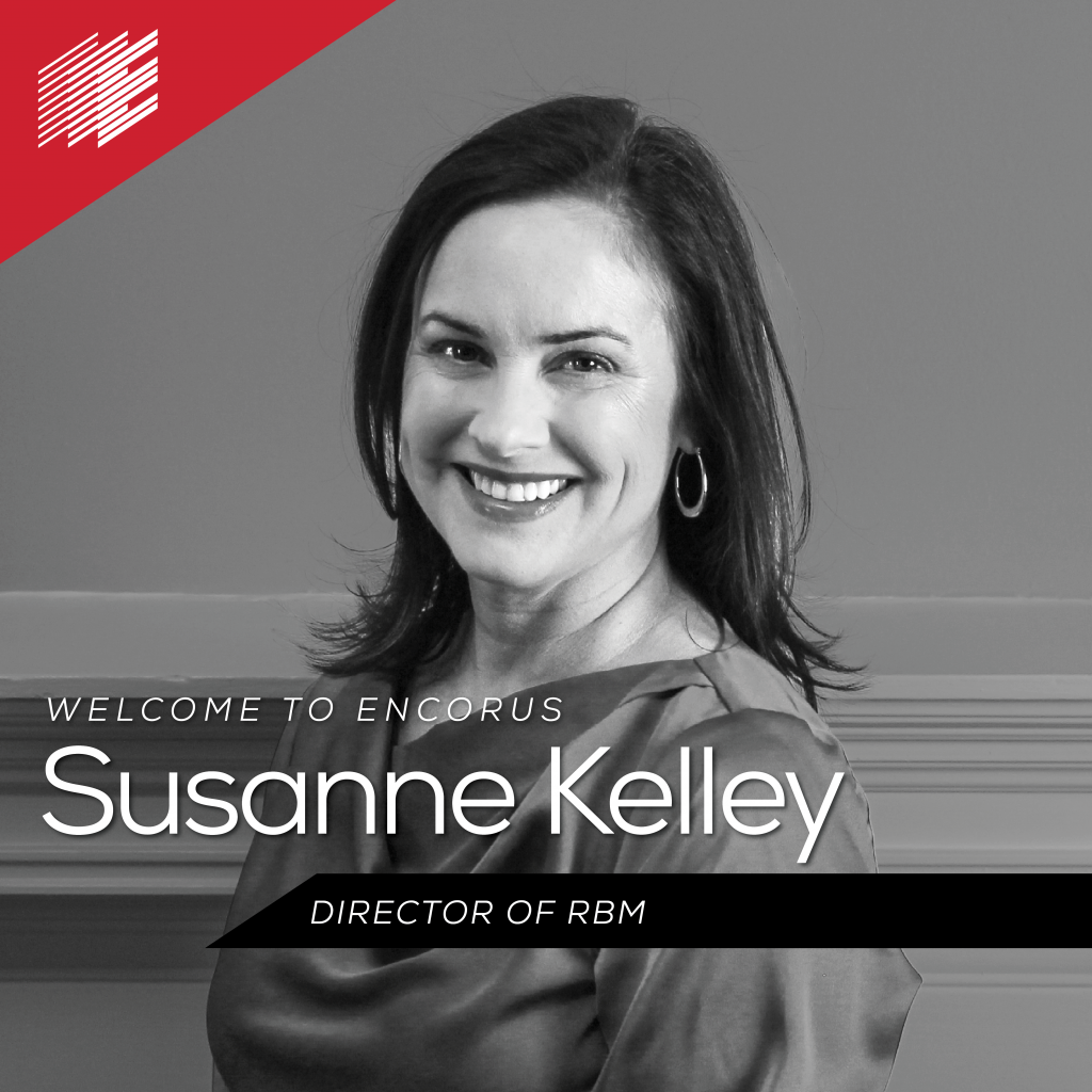 Encorus Group Welcomes Susanne Kelley, Director of RBM! - Encorus Group